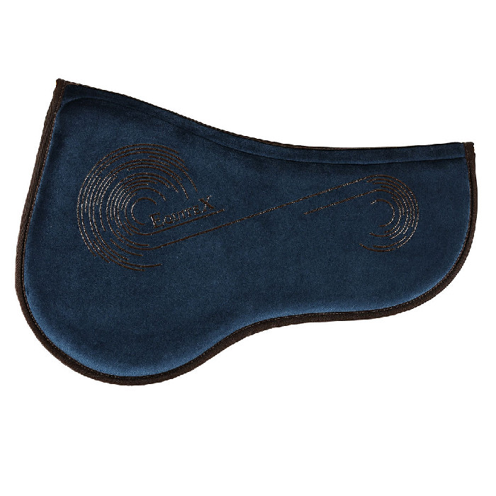Equitex velvet dressage half pad navy :: www.amerigo.se